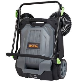 VEVOR Walk-behind Hand Push Floor Sweeper 25.6" Width 5 Gallon Waste ...